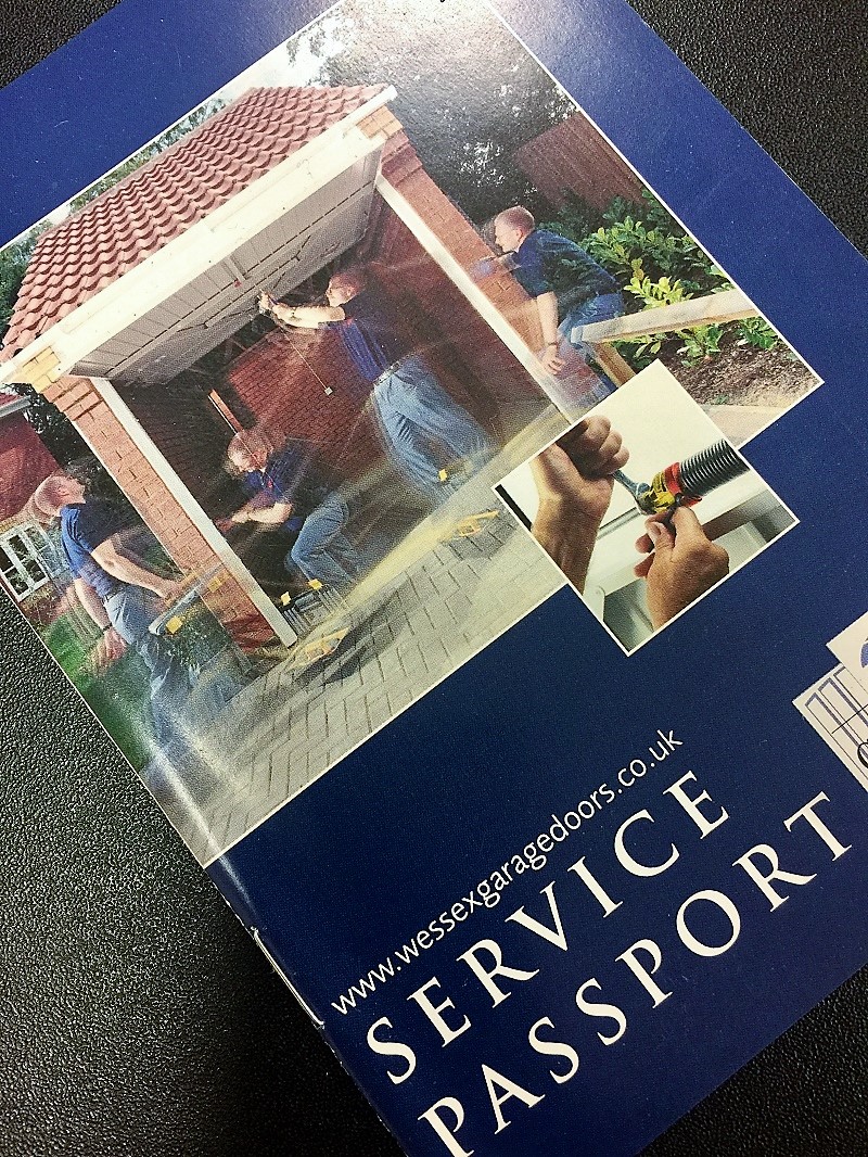 Service Passport Scheme | Wessex Garage Doors